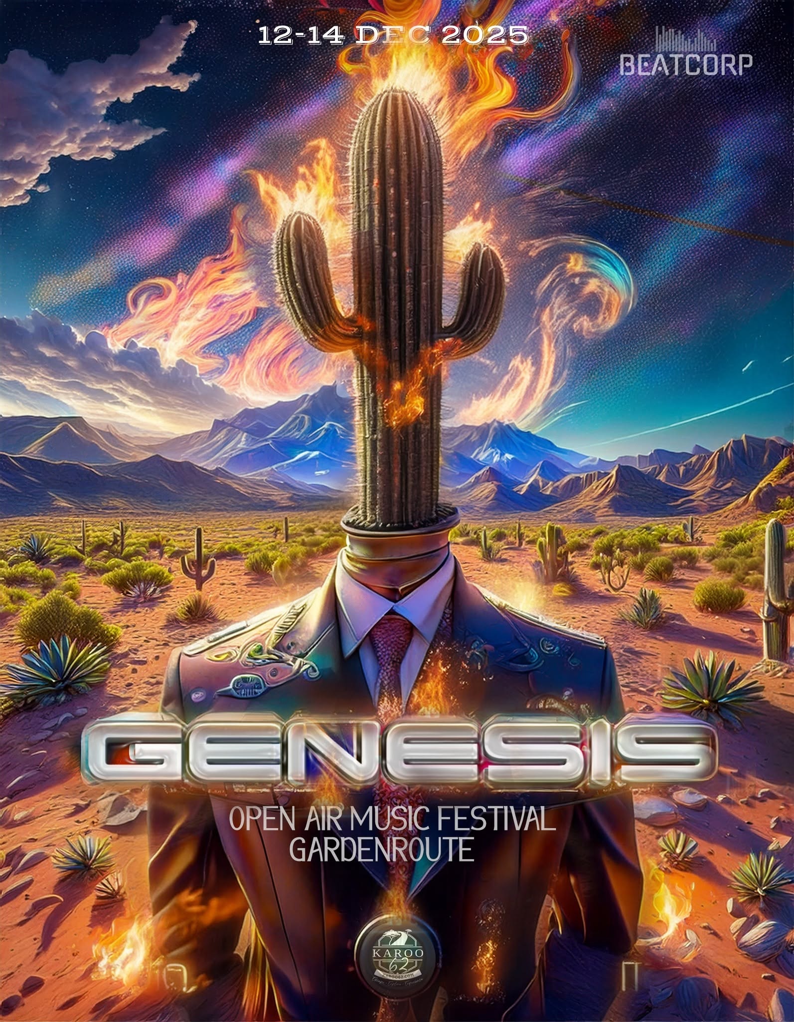 Genesis Festival 2025 - Trippy Wizard’s Underground Map