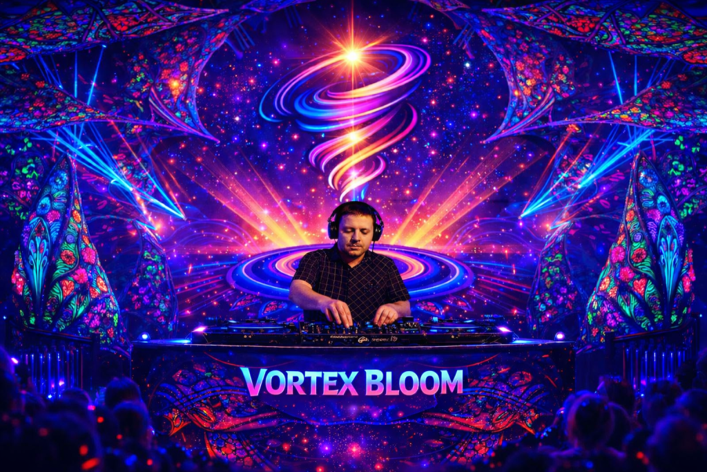 Vortex Bloom - Trippy Wizard’s Underground Map